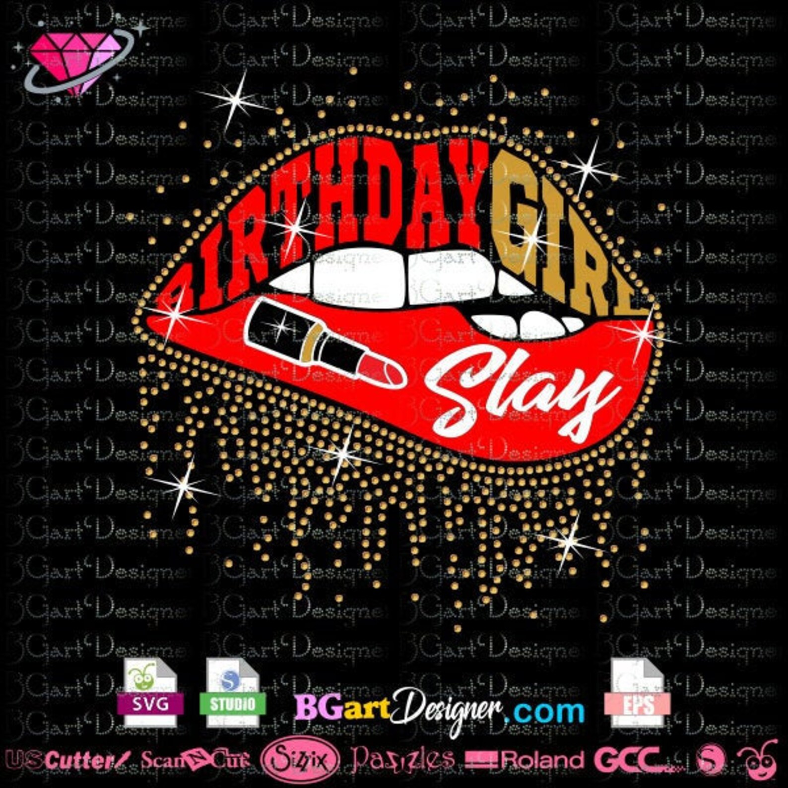 Birthday Slay Svg Birthday Girl Slay Lips Svg Birthday Girl - Etsy Finland