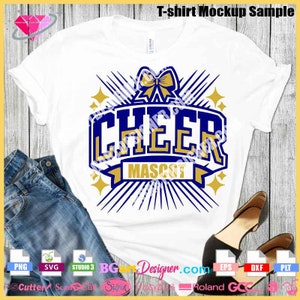 Cheer Mascot SVG Cut File for Cricut and Silhouette - Cheerleading T ...
