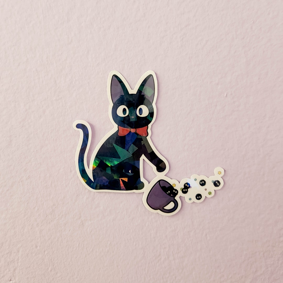 Jiji Mug of Soot Sprites Kikis Delivery Service Studio Ghibli Sticker ...
