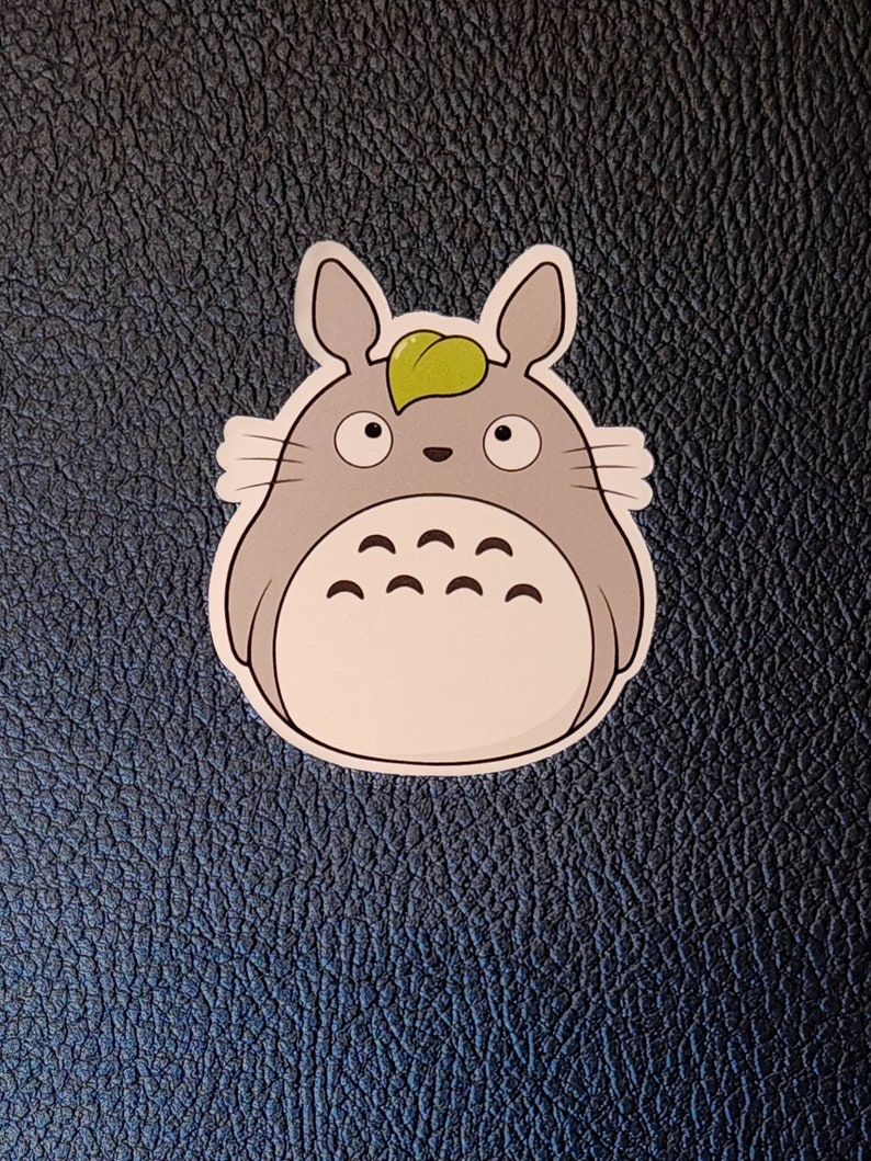 My Neighbor Totoro Leaf Studio Ghibli Vinyl Sticker - Etsy
