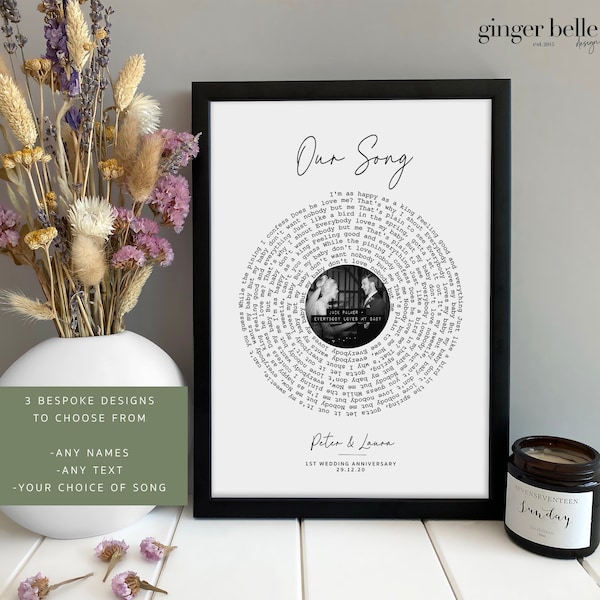 1st Song Print - Etsy UK
