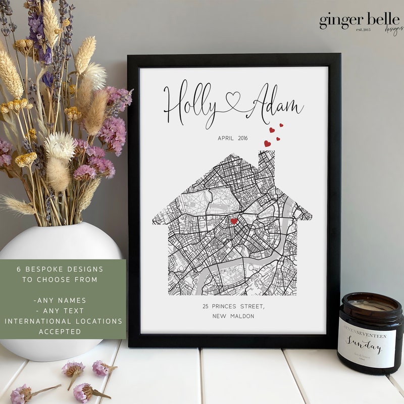 The Map of the House - Etsy UK