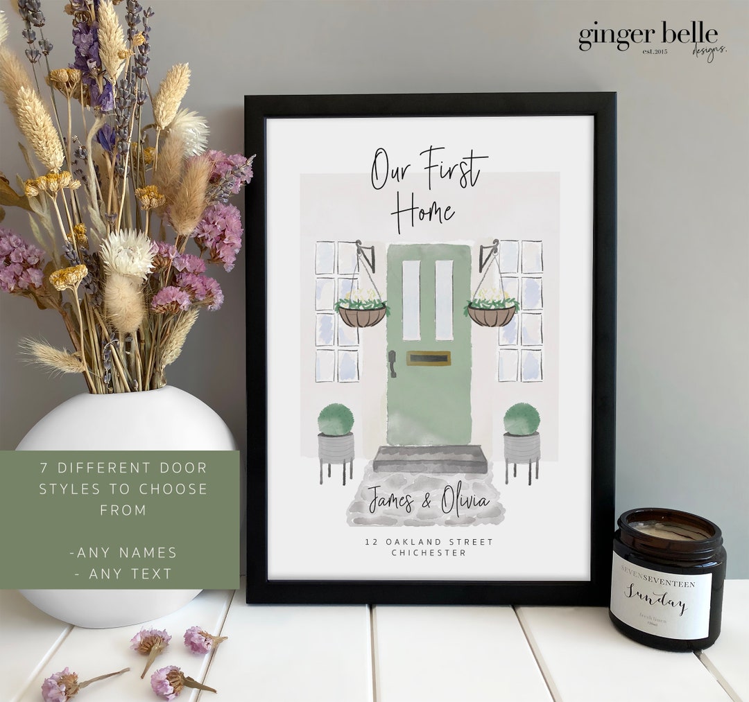 Personalised Housewarming Gifts, Personalised New Home, First Home Gift ...