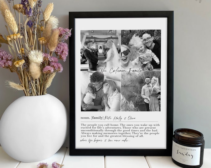 Personalised Our Little Family Family Anniversary Gift Choose Your Own ...