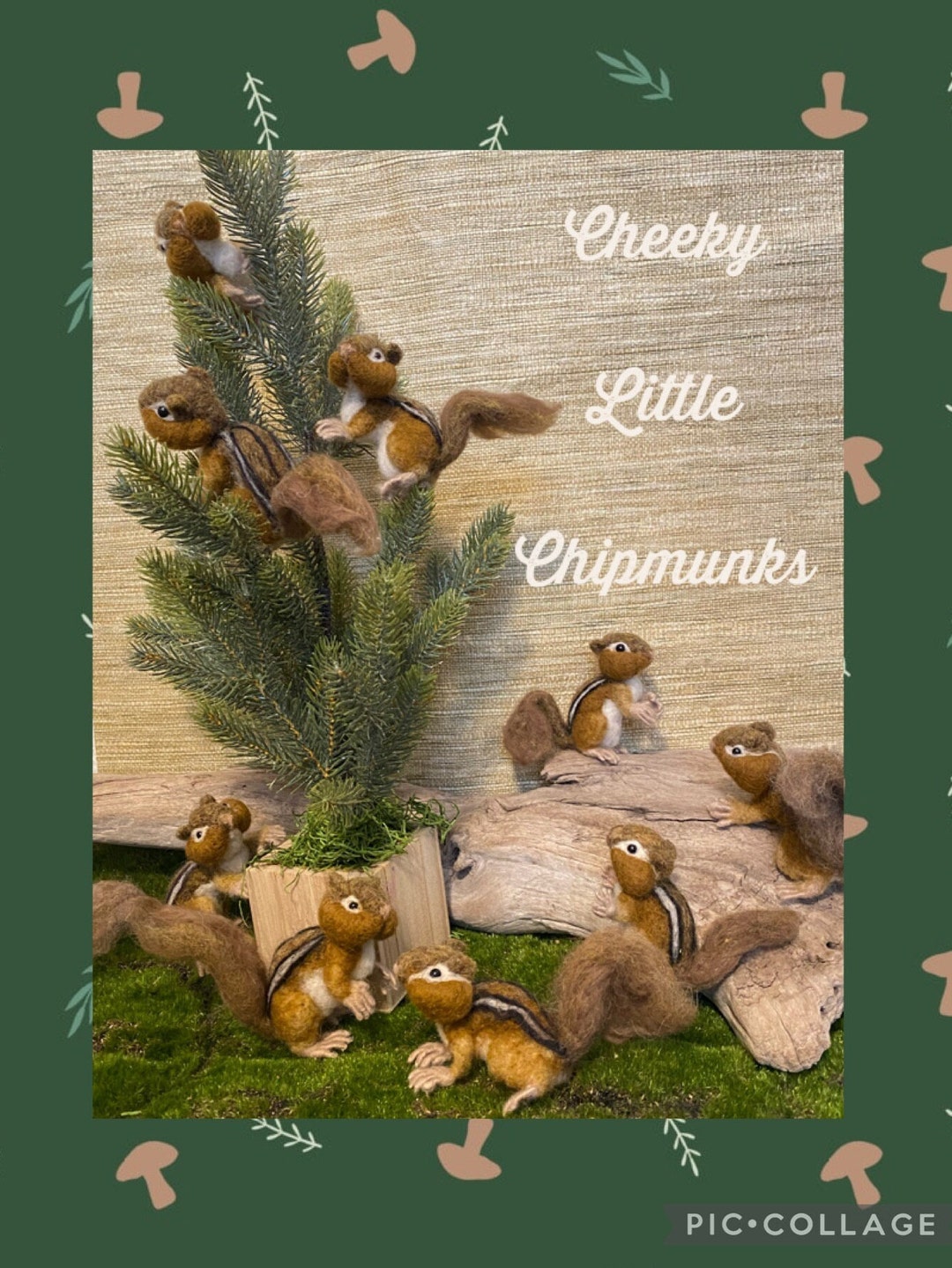 Cheeky Little Chipmunks 3 Pack - Etsy