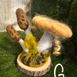 Fuzzy Felted Fungi - Etsy