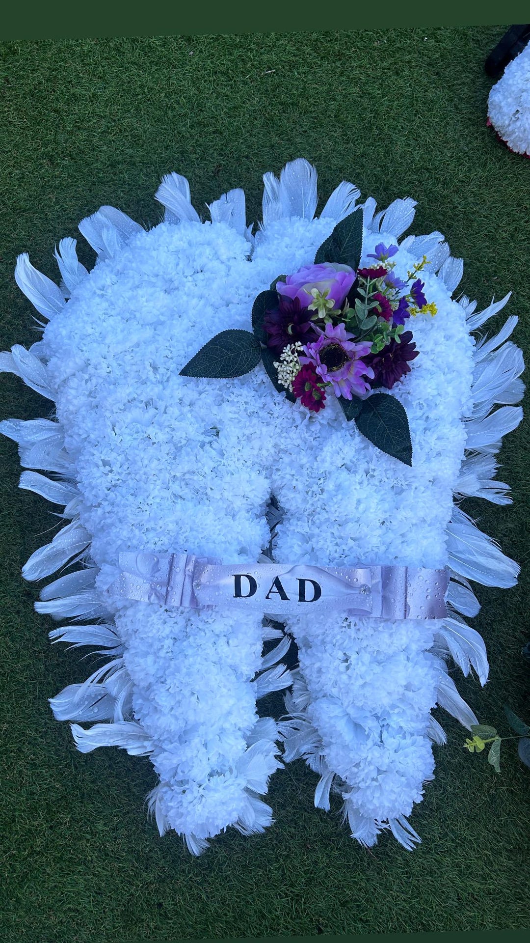 Angel Wings Funeral Tribute - Etsy