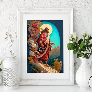 The Strait and Narrow Way - Come Follow Me Art, Jesus Christ Printable ...