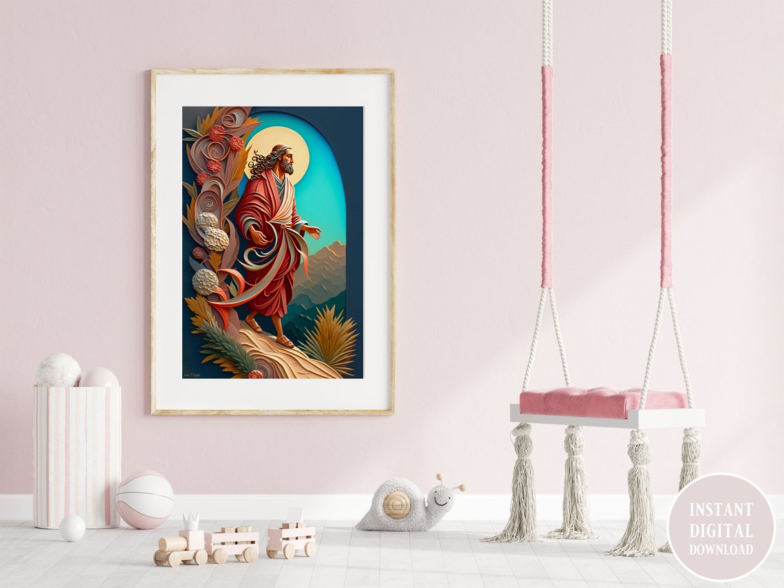 The Strait and Narrow Way - Come Follow Me Art, Jesus Christ Printable ...