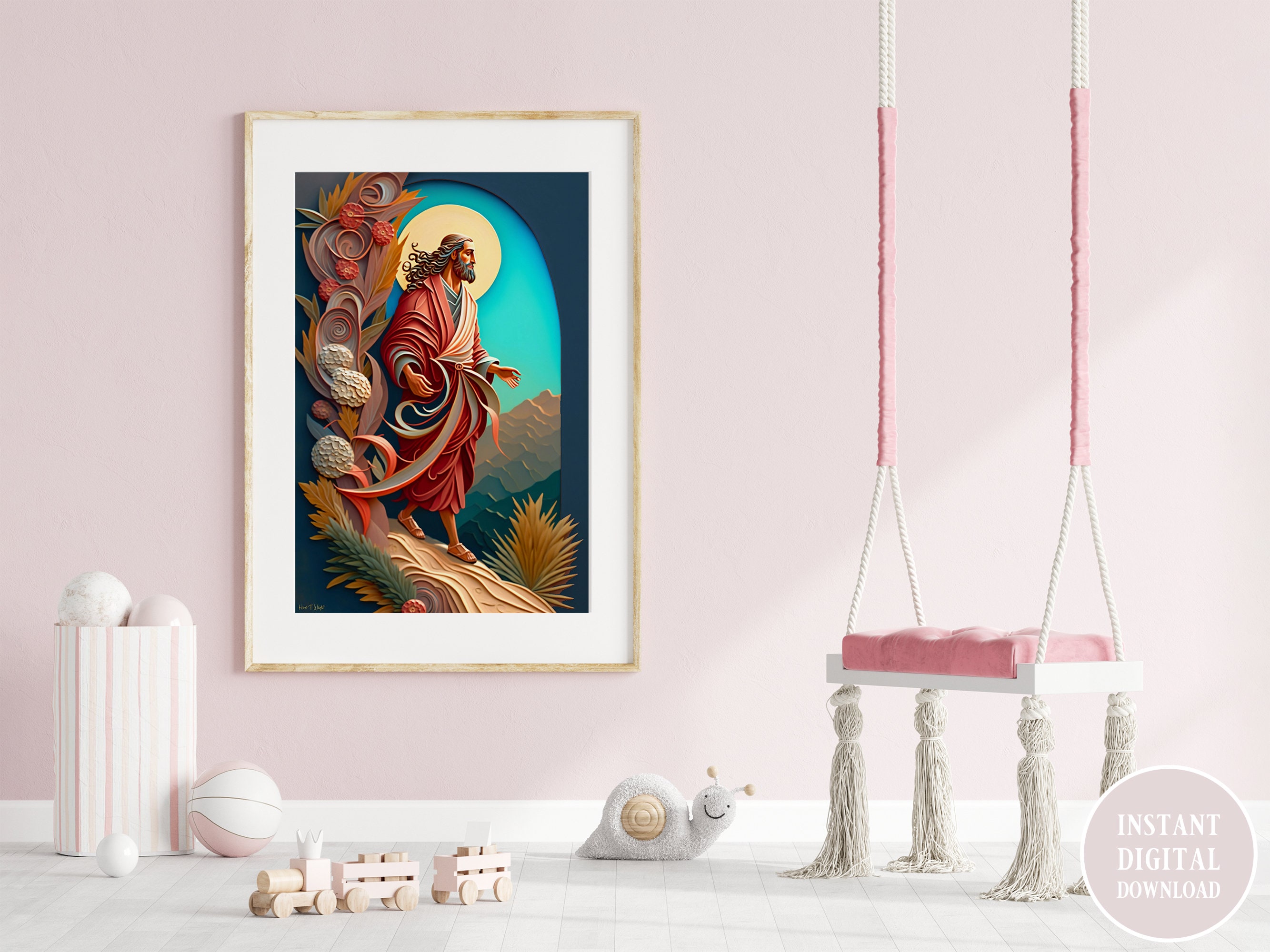 The Strait and Narrow Way - Come Follow Me Art, Jesus Christ Printable ...
