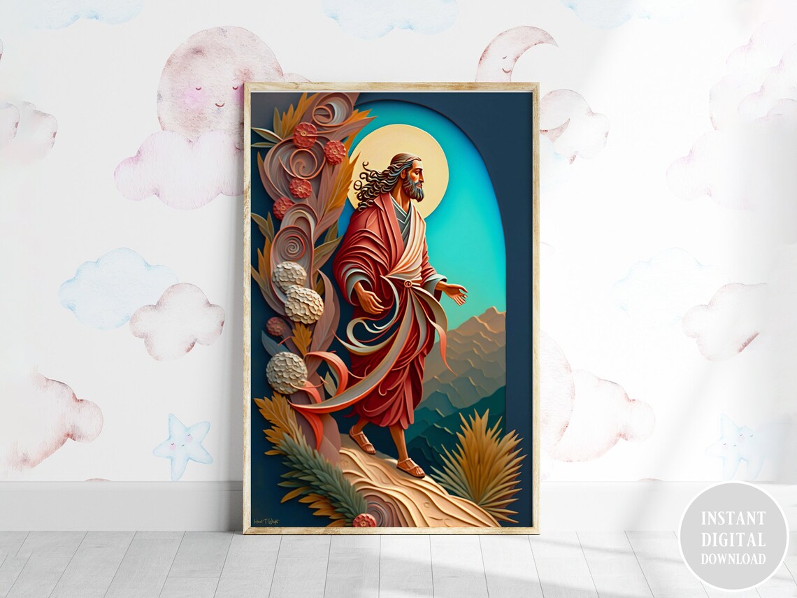 The Strait and Narrow Way - Come Follow Me Art, Jesus Christ Printable ...