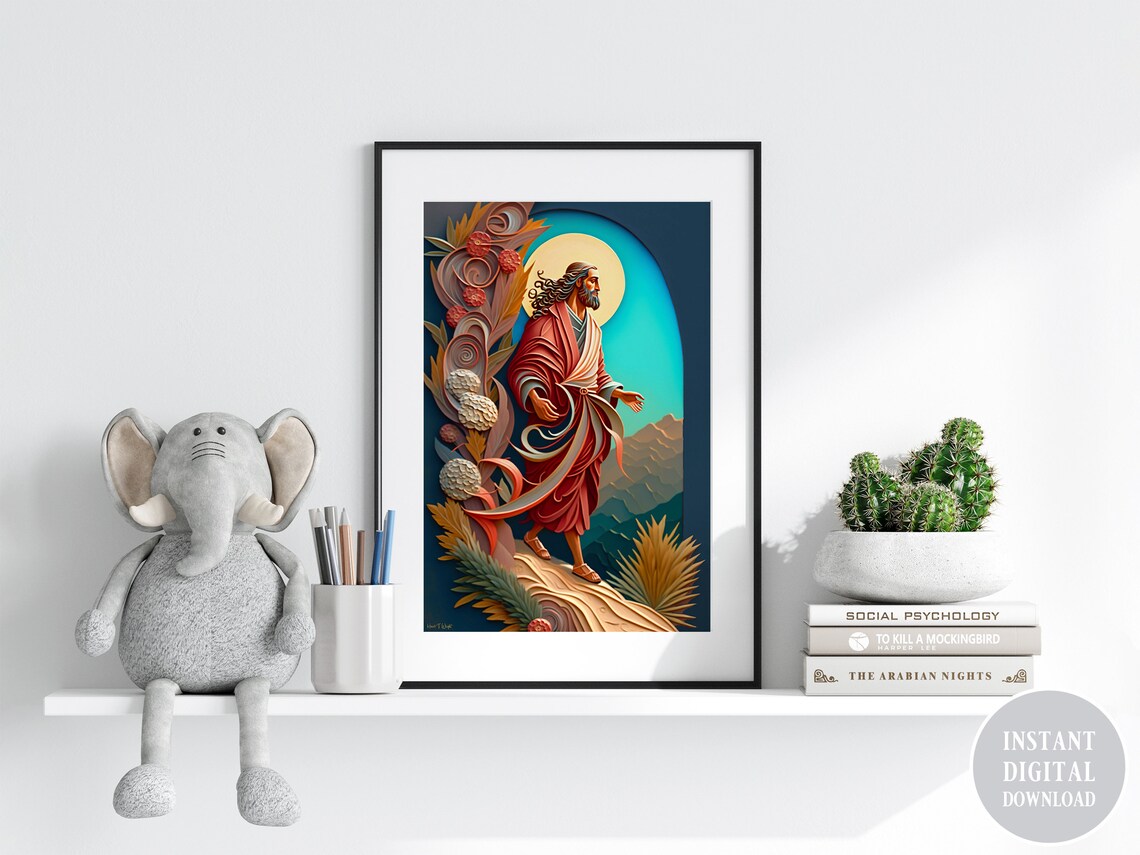 The Strait and Narrow Way - Come Follow Me Art, Jesus Christ Printable ...