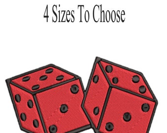 Dice Embroidery Design - Etsy