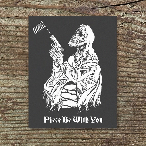 Piece Be With You Art Print - Etsy