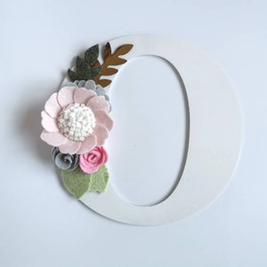 Personalised Floral Letter Baby Room Decor Nursery Wall Decor | Etsy