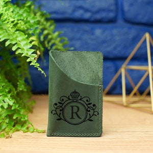 Personalized Credit Card Holder, Leather Card Holder, Custom Credit ...