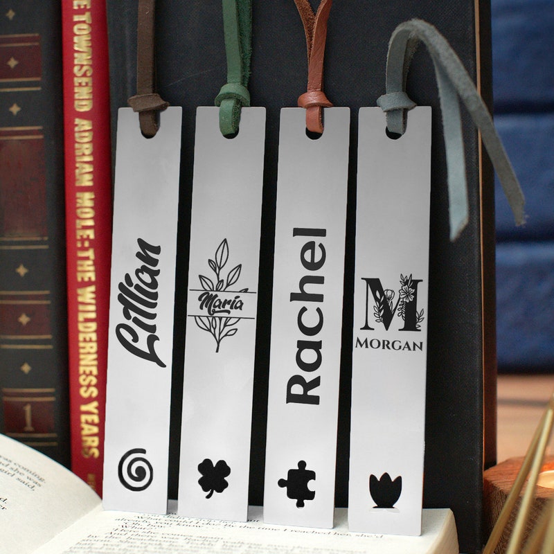Personalized Metal Bookmark - Etsy