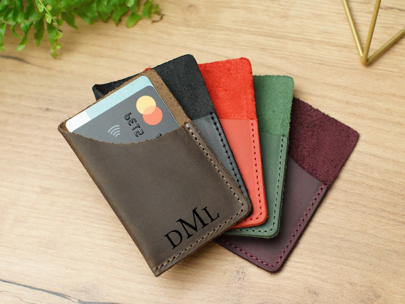 Personalized Credit Card Holder, Leather Card Holder, Custom Credit ...