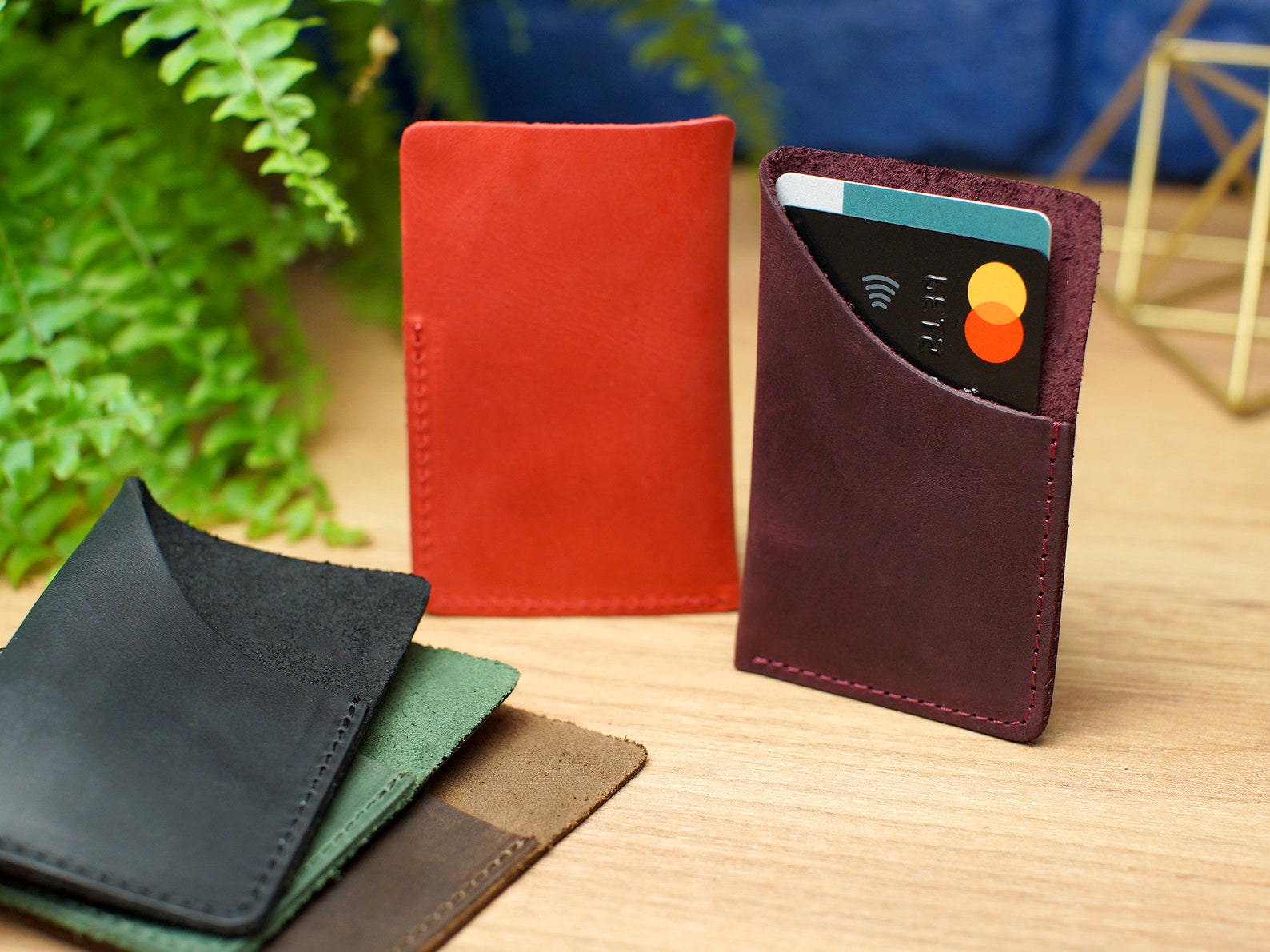 Personalized Credit Card Holder, Leather Card Holder, Custom Credit ...