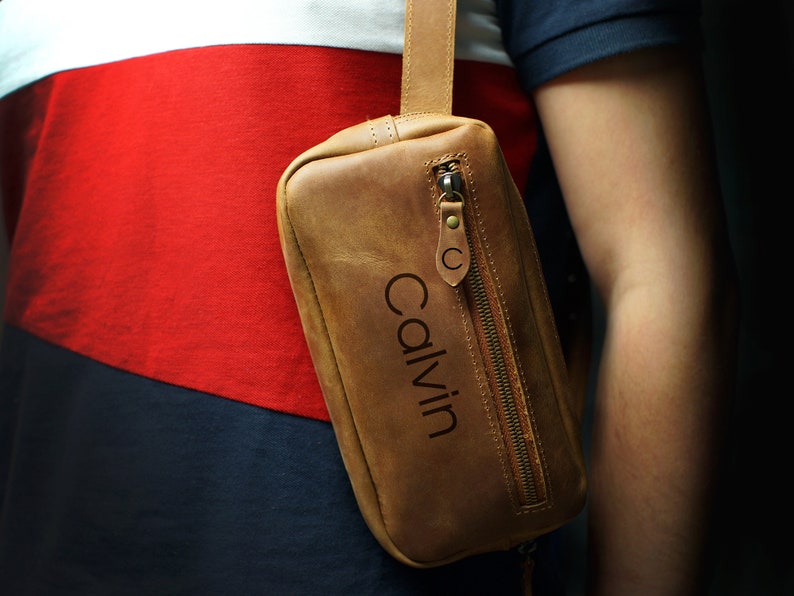 Custom Fanny Pack, Leather Belt Bag, Crossbody Bag, Personalized Bum ...