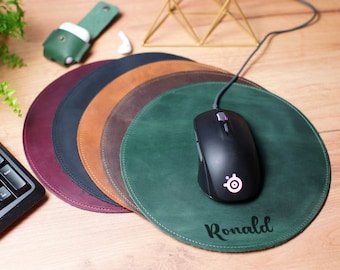 Leather Mouse Pad - Etsy