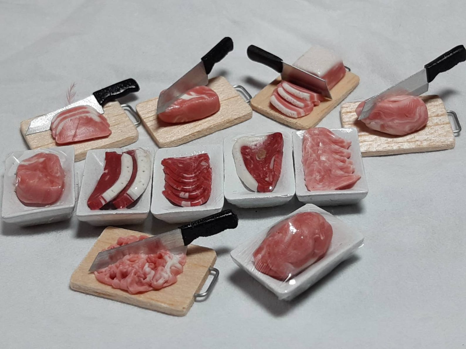 Miniature Meat, Dolls House Miniature Food - Etsy