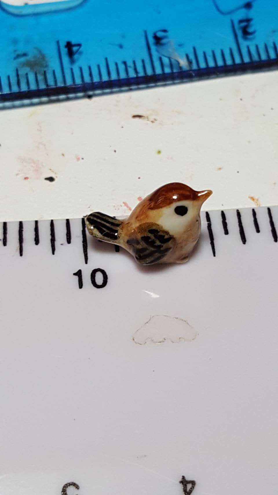 Smallest Tiny Miniature Wren Ceramic Garden Bird Hand Painted - Etsy UK