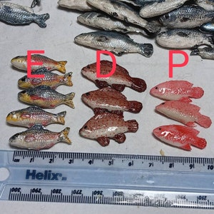 1:12 Scale 1 X Handmade Fish Dolls House Food Kitchen - Etsy