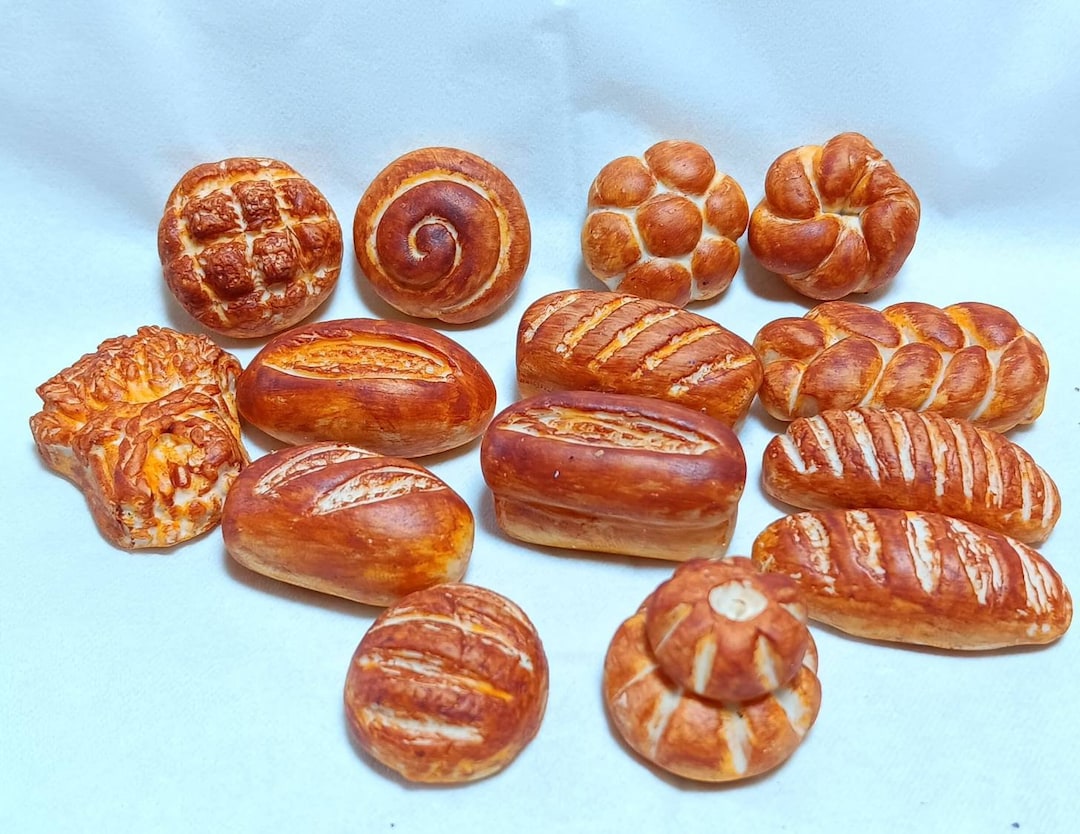 1;12 Scale Handmade Miniature Bread , Dollhouse Bread, Dolls House ...