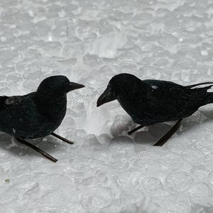 Handmade Miniature Raven Bird, 1:12 Scale - Etsy