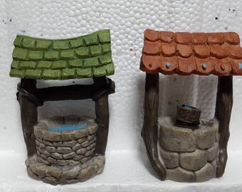 Wishing Well Fairy Garden Well Miniature Well Mini Garden - Etsy