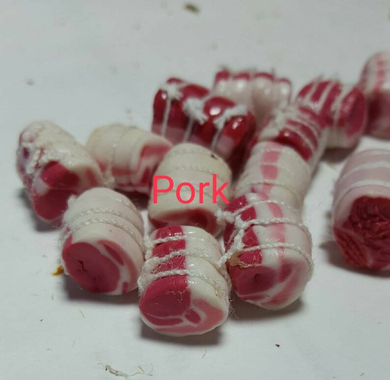 112 Scale Raw Pork beef Doll House Miniature Butcher Shop | Etsy