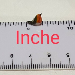Worlds Smallest Tiny Miniature Robin Ceramic Pet Bird Hand - Etsy UK
