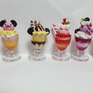 Ice Cream Sundae Dolls House Miniature Dessert Accessory - Etsy