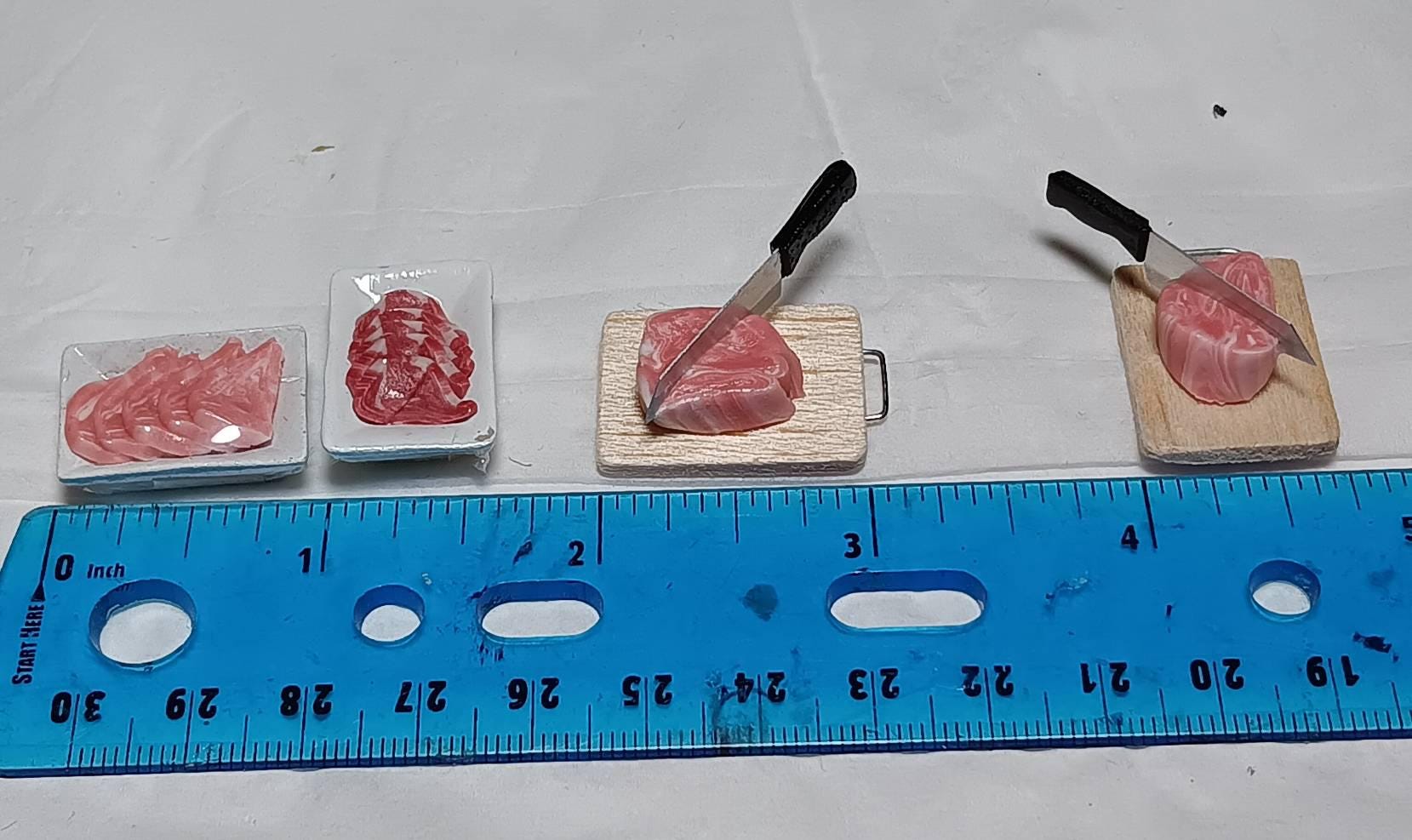 Miniature Meat, Dolls House Miniature Food - Etsy