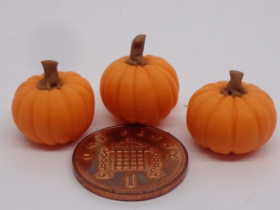 1:12 Scale Pumpkin Dolls House Miniature Kitchen Garden - Etsy