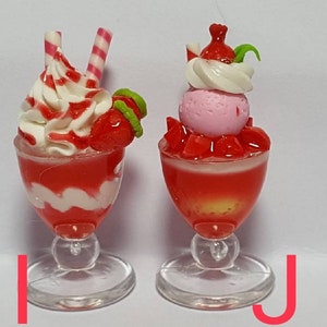 Ice Cream Sundae Dolls House Miniature Dessert Accessory - Etsy