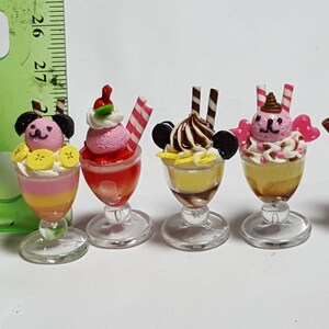 Ice Cream Sundae Dolls House Miniature Dessert Accessory - Etsy