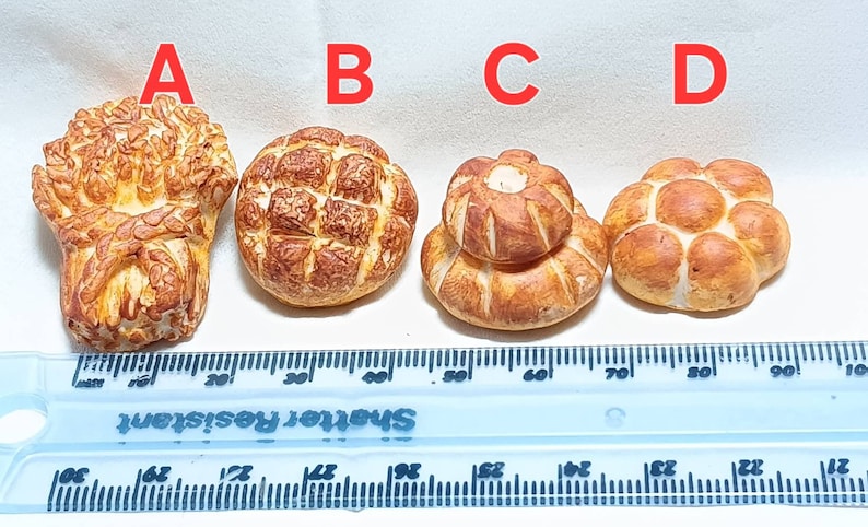 1;12 Scale Handmade Miniature Bread , Dollhouse Bread, Dolls House ...