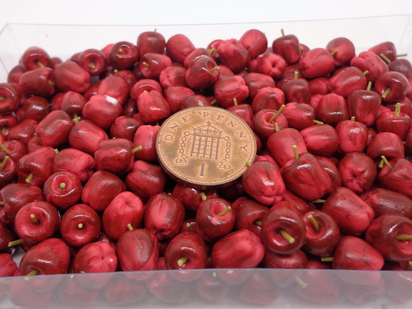 1:12 Scale 10 Red Delicious Apple Dolls House Miniature Fruit - Etsy