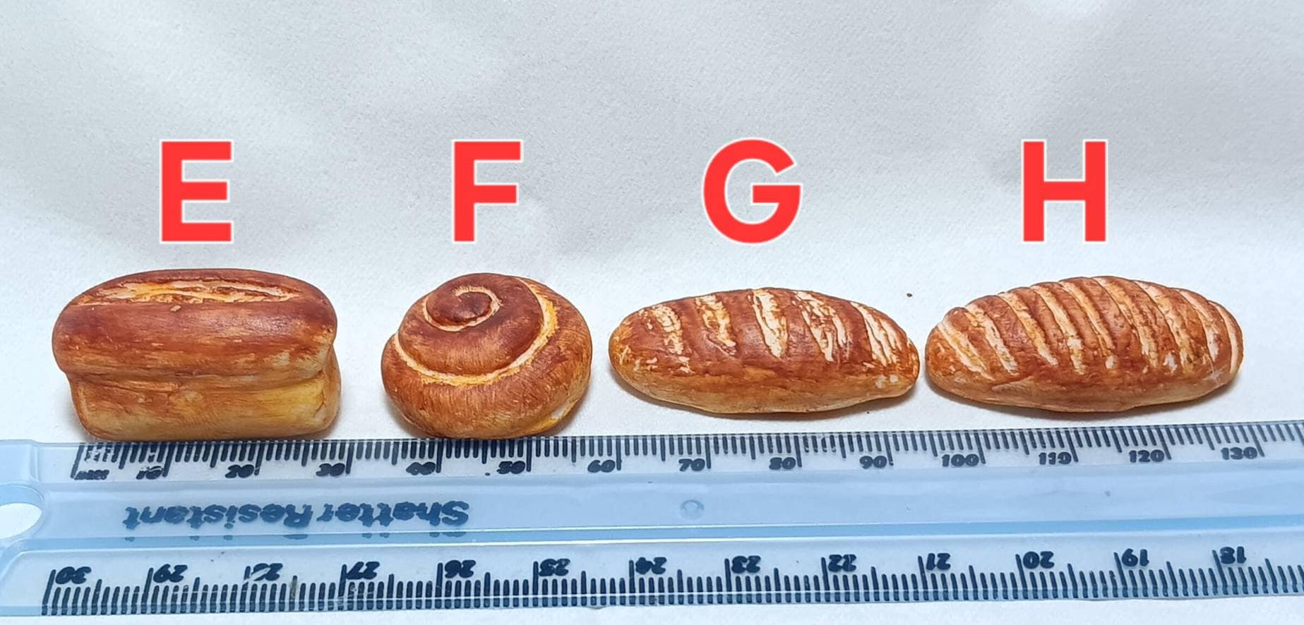 1;12 Scale Handmade Miniature Bread , Dollhouse Bread, Dolls House ...
