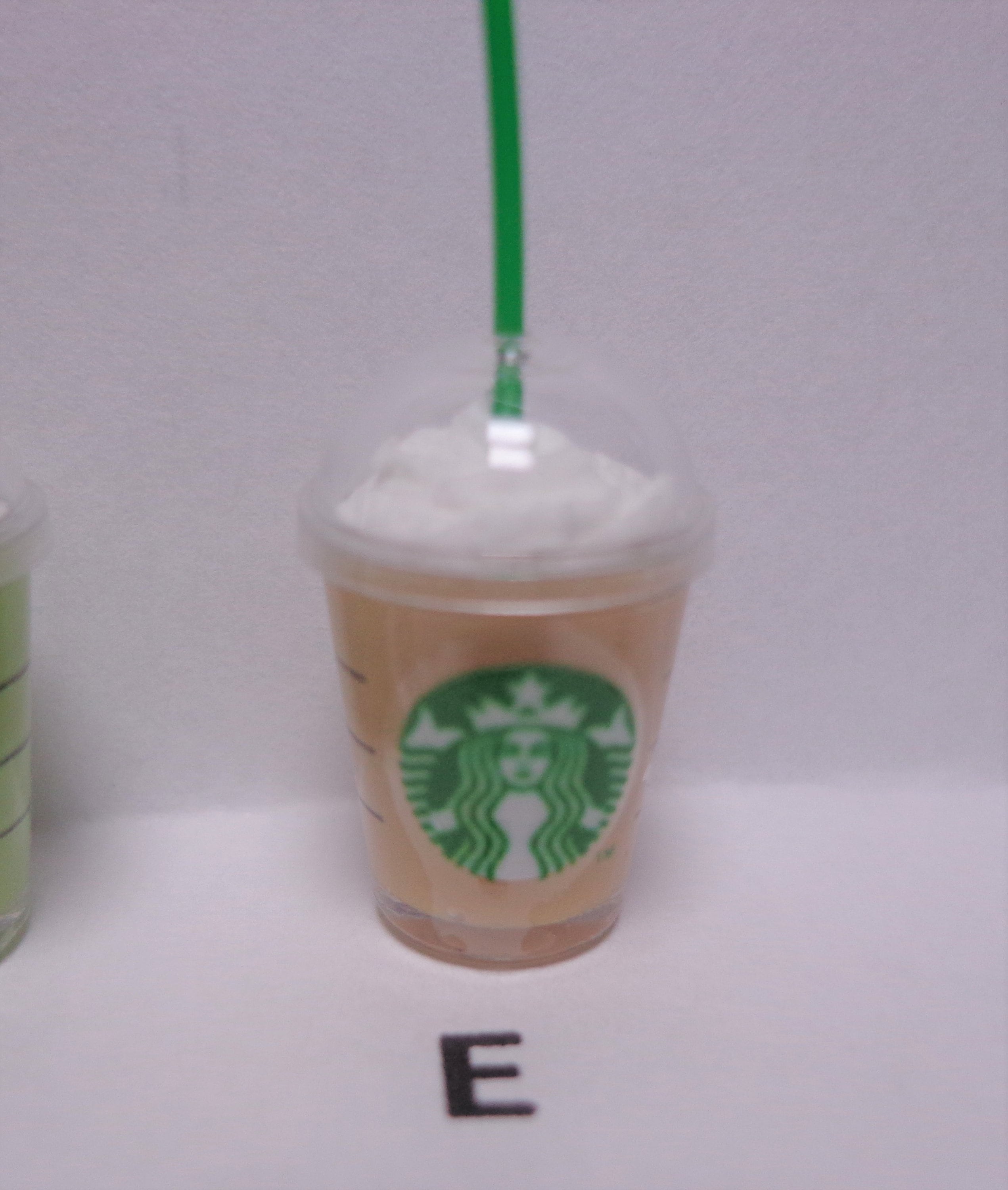 1/12 Scale Dolls Miniatures Starbucks Coffee With Clear Plastic Dome ...
