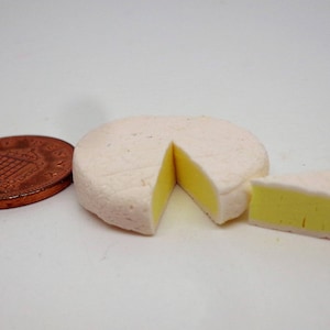 1:12 Scale 6 Mixed Cheese Slices Dolls House Miniatures Food Accessory ...