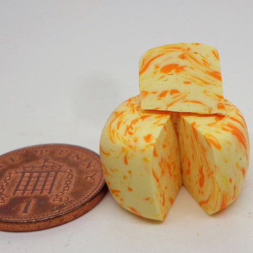 1:12 Scale Stilton Cheese Wheel Dolls House Miniature Food - Etsy