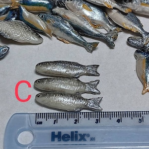 1:12 Scale 1 X Handmade Fish Dolls House Food Kitchen - Etsy