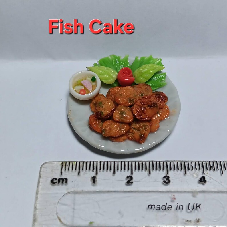 Miniature Food on A Large Plate Dolls House Miniature - Etsy