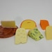 1:12 Scale 6 Mixed Cheese Slices Dolls House Miniatures Food Accessory ...