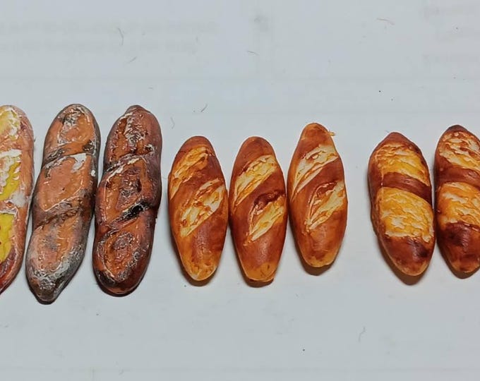1:12 Scale French Baguette Bread Dolls House Food ,bakery Accessory ...
