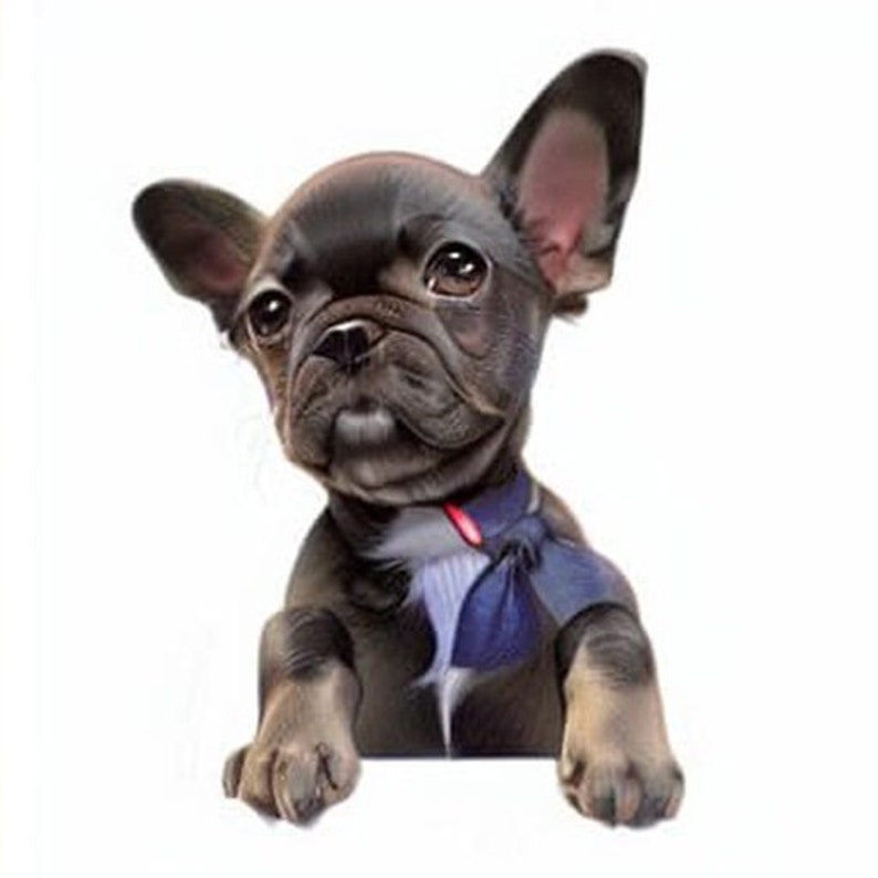Digital Cartoon Dog Photo - Etsy