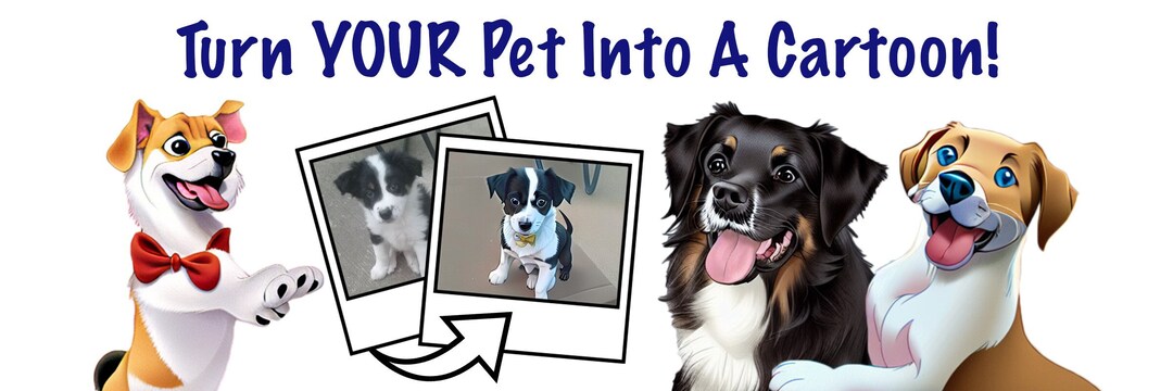 Custom Digital Cartoon Photo - Etsy
